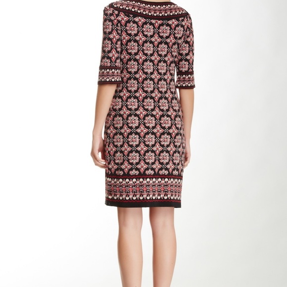 Max Studio | Dresses | Max Studio Mixed Print Purple Sheath Dress ...
